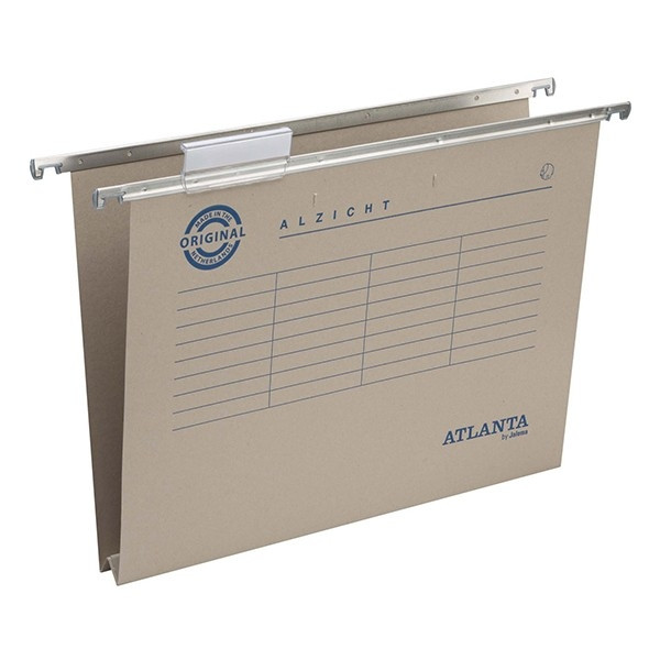 Atlanta Alzicht grey vertical suspension file folio, 365mm x 30mm (25 ...
