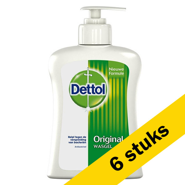 Dettol Original hand soap, 250ml (6-pack) 123ink.ie