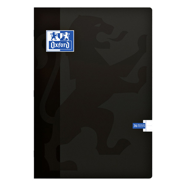 Oxford School black A4 ruled notebook (36 sheets) Oxford 123ink.ie