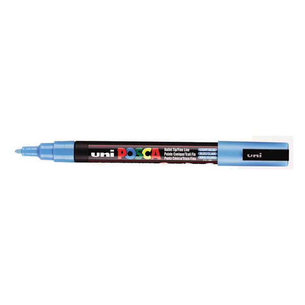 POSCA PC-3M light blue paint marker (0.9mm - 1.3mm round) Posca 123ink.ie